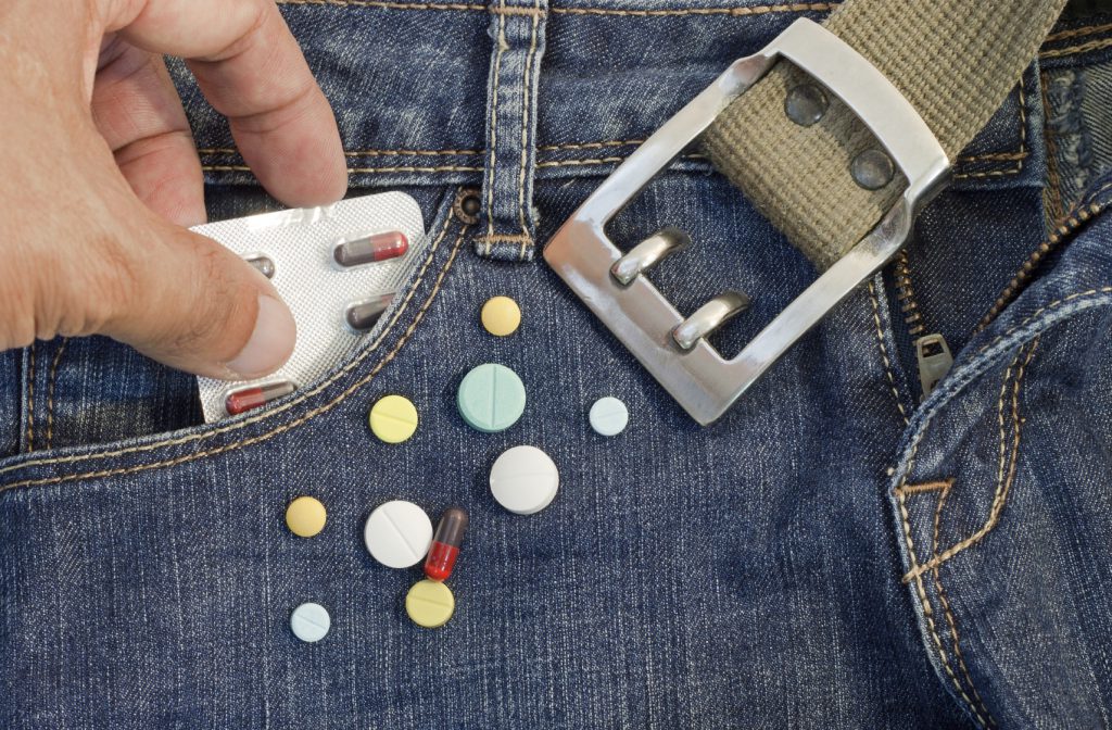 Drugs in pocket - Stressmanagement